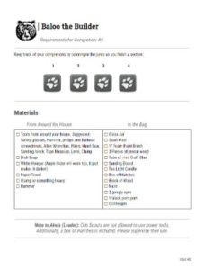 Cub Scout Bear Requirements | Rank Adventures - Adventure CUBS