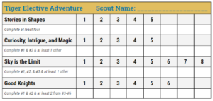 Webelos Elective Adventures & AOL Elective Adventures - Adventure CUBS
