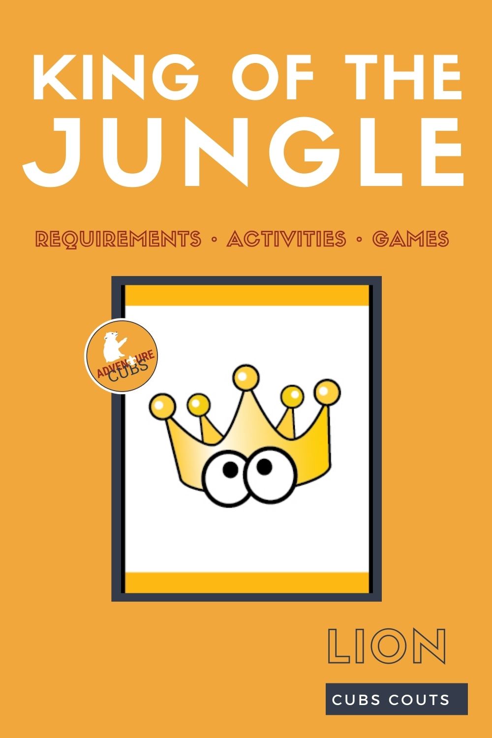 LION | King of the Jungle Rank Adventure - Adventure CUBS